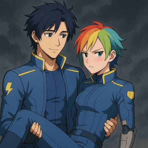 #3498416 - safe, ai content, artist:soarinbolt11, derpibooru import ...