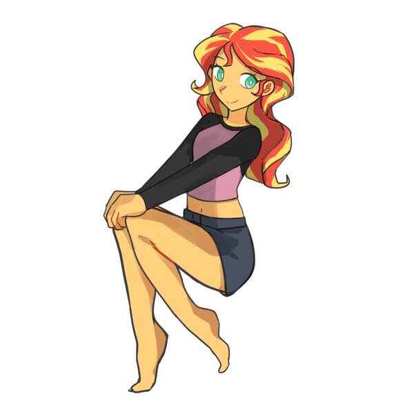 #3498896 - safe, artist:dusknebula, derpibooru import, sunset shimmer, human, equestria girls ...