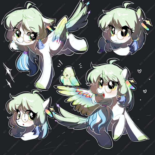 #3500650 - safe, artist:dot dot, derpibooru import, oc, unofficial characters only, bird ...