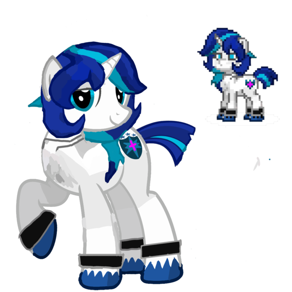 #3492970 - safe, artist:brain power, derpibooru import, shining armor, pony, unicorn, pony town ...