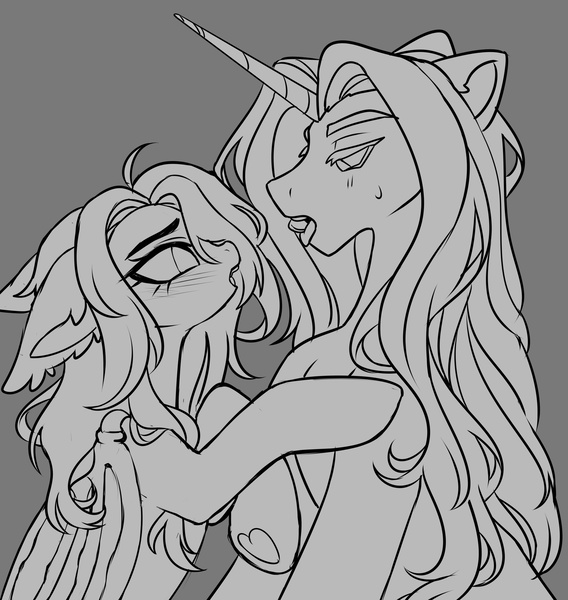 #3525169 - safe, artist:konejo, derpibooru import, oc, unofficial characters only, unicorn, duo ...