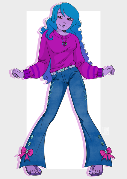 #3527316 - safe, artist:l211art, derpibooru import, izzy moonbow, human, series:l211a humanized ...