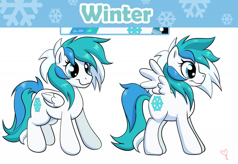 #3529619 - safe, artist:softballoonpony, derpibooru import, oc, oc:winter, unofficial characters ...