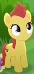 #3511876 - safe, derpibooru import, screencap, autumn saffron, earth pony, pony, g4, brown mane ...