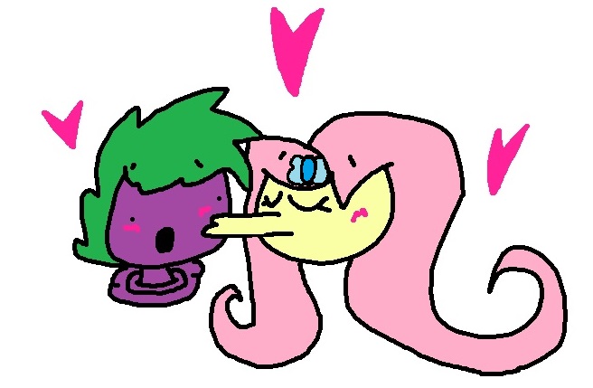 #3580228 - safe, artist:alexarts, fluttershy, spike, human, equestria ...