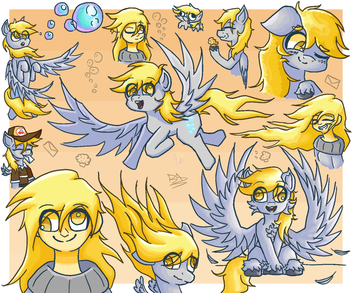 #3604185 - safe, artist:stephaniethecrepe, derpibooru import, derpy ...