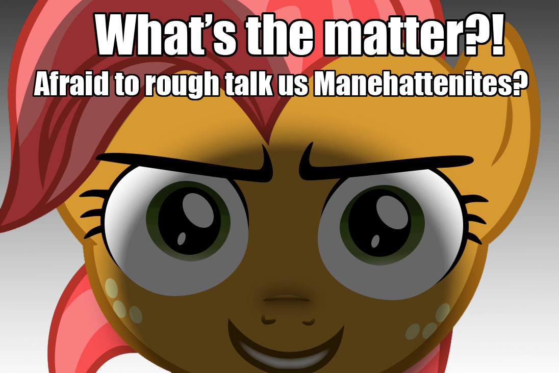 #140031 - babs seed, caption, derpibooru import, manehattan, meme, safe ...