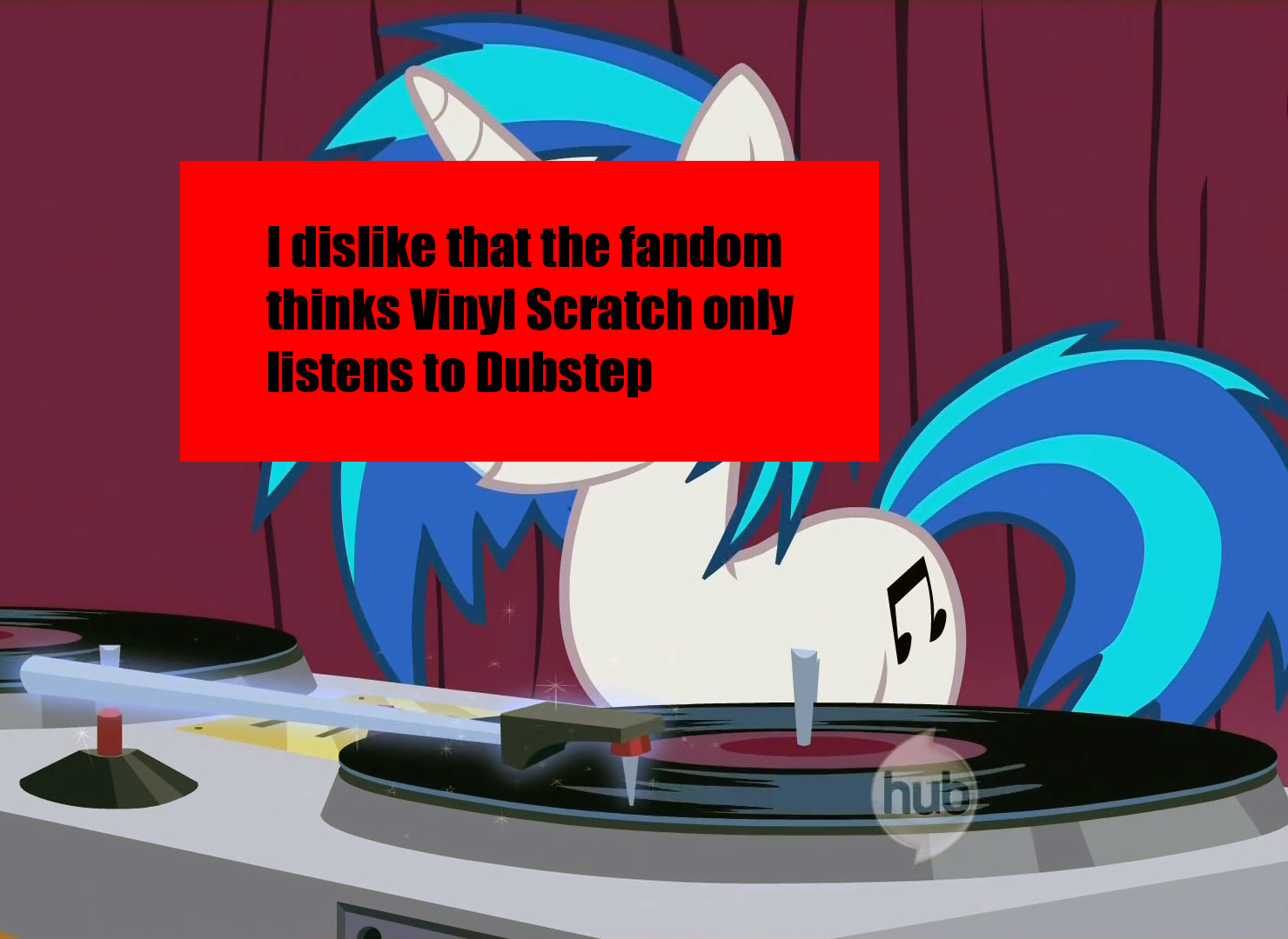 #78670 - derpibooru import, dubstep, meta, pony confession, safe, vinyl ...