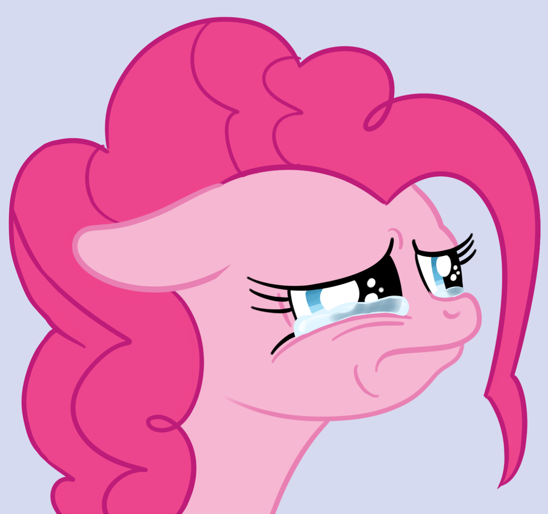 Pinkie Pie Crying Vector