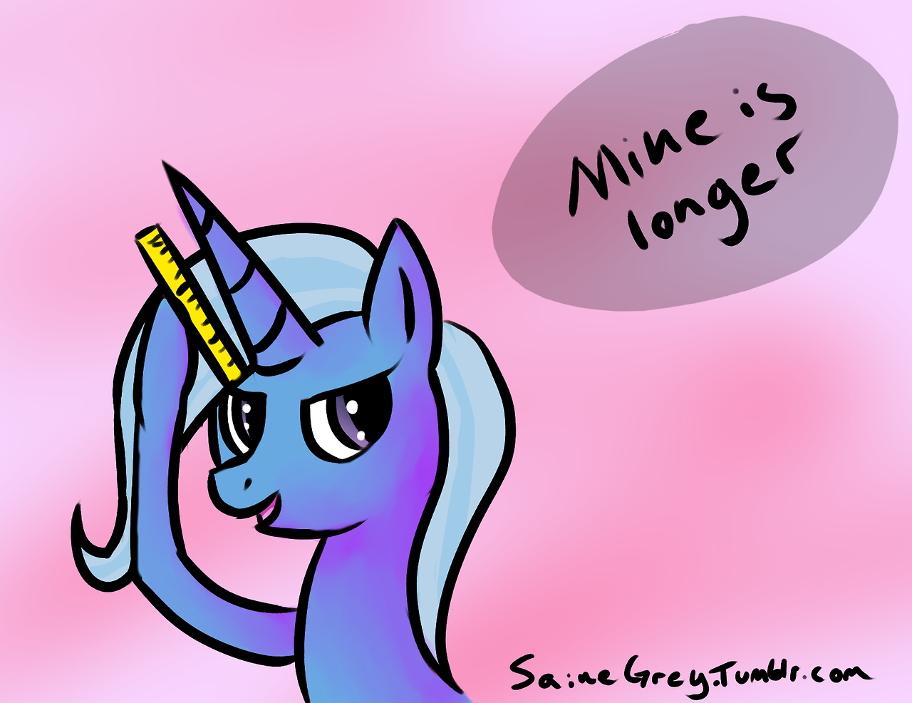 #235662 - artist:saine grey, derpibooru import, horn, ruler, safe ...