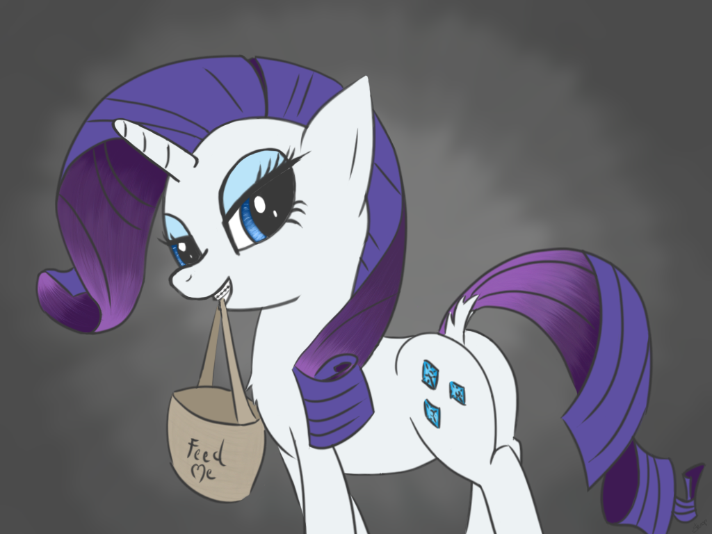 #341143 - artist:rainbow-dosh, braces, butt, chest fluff, derpibooru ...