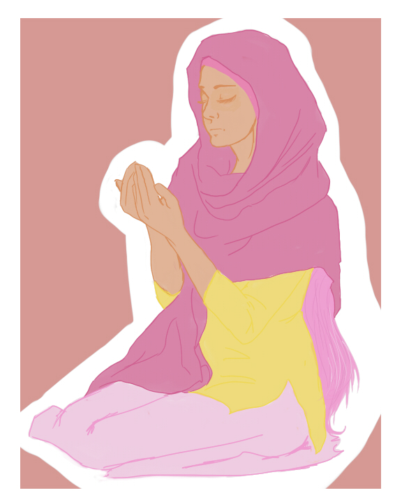 #448196 - artist:aniohevotach, derpibooru import, fluttershy, hijab ...