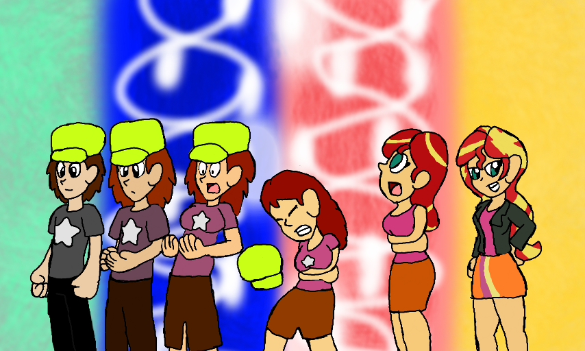 #720911 - safe, artist:klonoahedgehog, derpibooru import, sunset ...