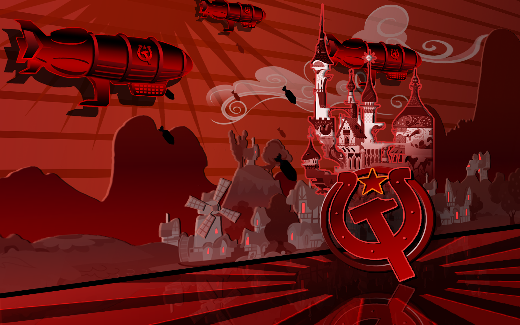 #735371 - artist:cyrilunicorn, canterlot, command and conquer ...