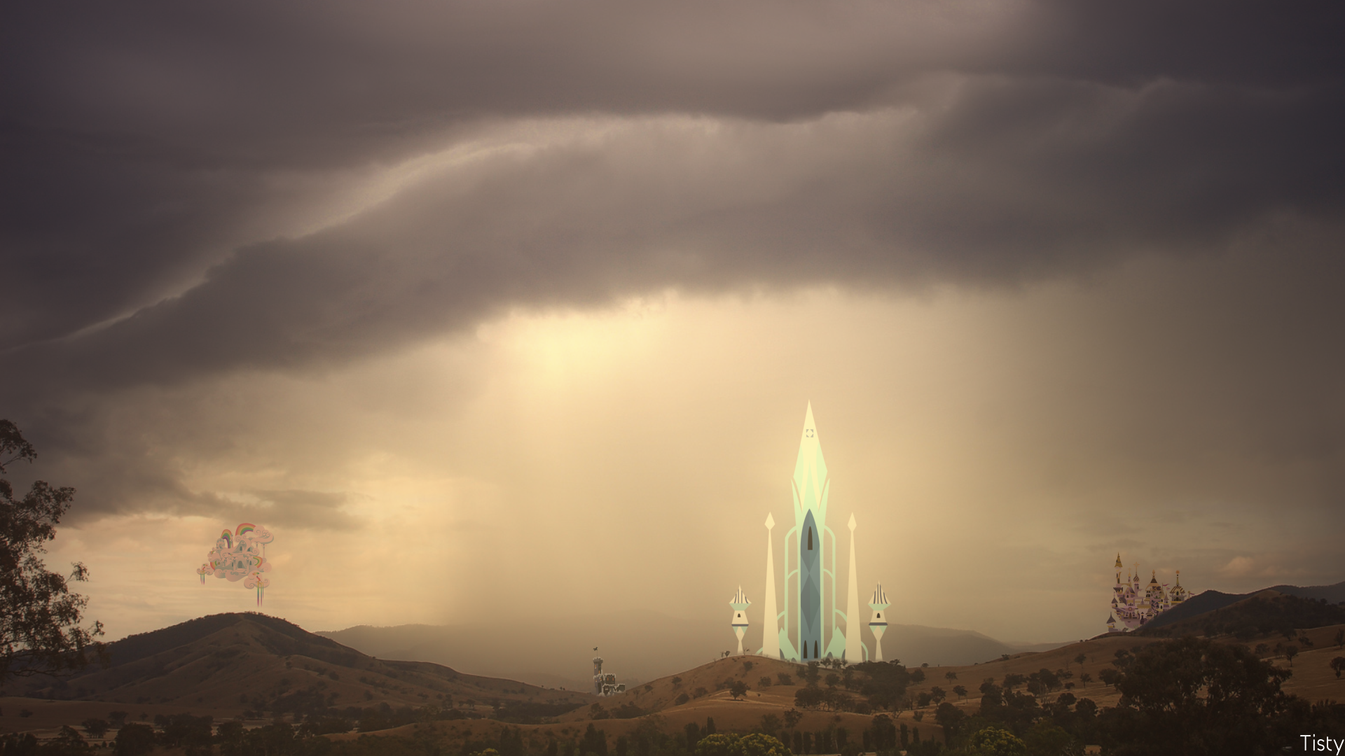 #748723 - artist:lunati, canterlot, cloudsdale, crystal empire ...