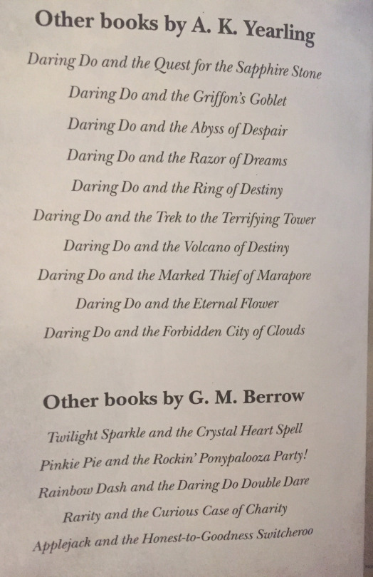 #780637 - a.k. yearling, book series, daring do, daring do adventure ...