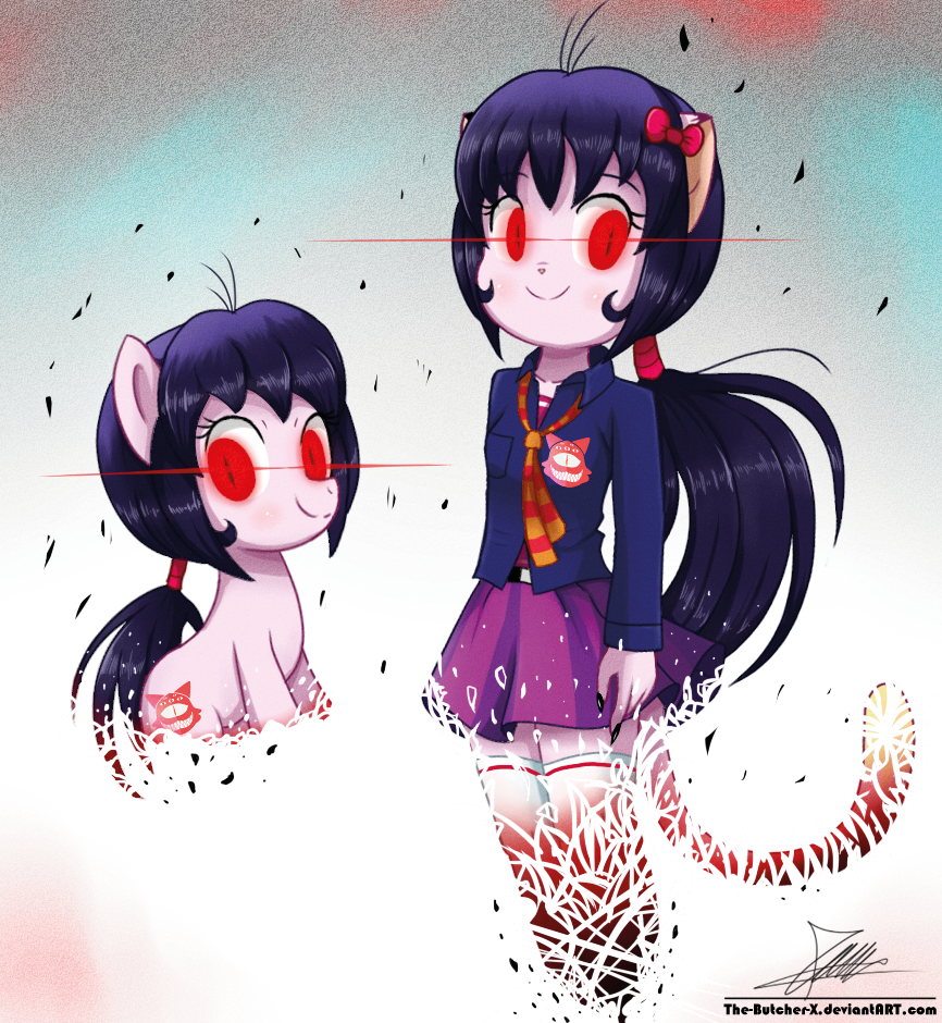 #871410 - artist:the-butch-x, cat tail, clothes, derpibooru import ...