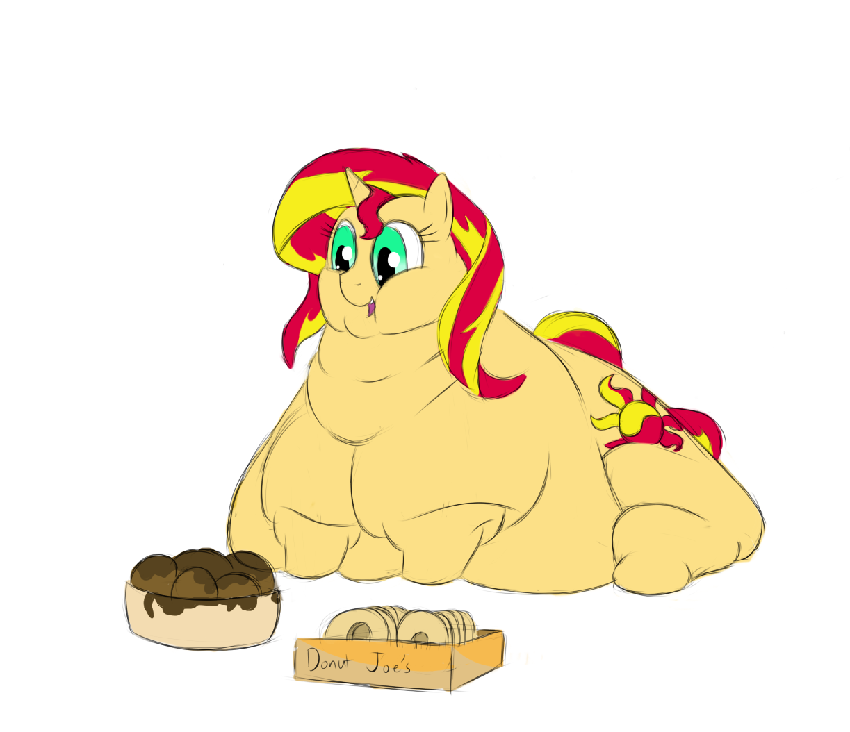 #905729 - questionable, artist:astr0zone, derpibooru import, donut joe ...