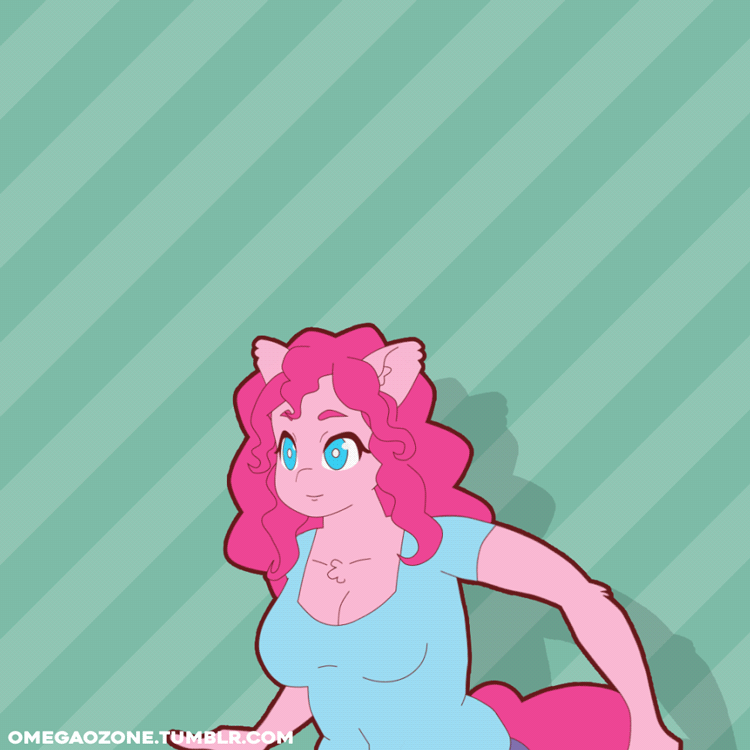 #908327 - animated, anthro, artist:omegaozone, bouncing breasts ...