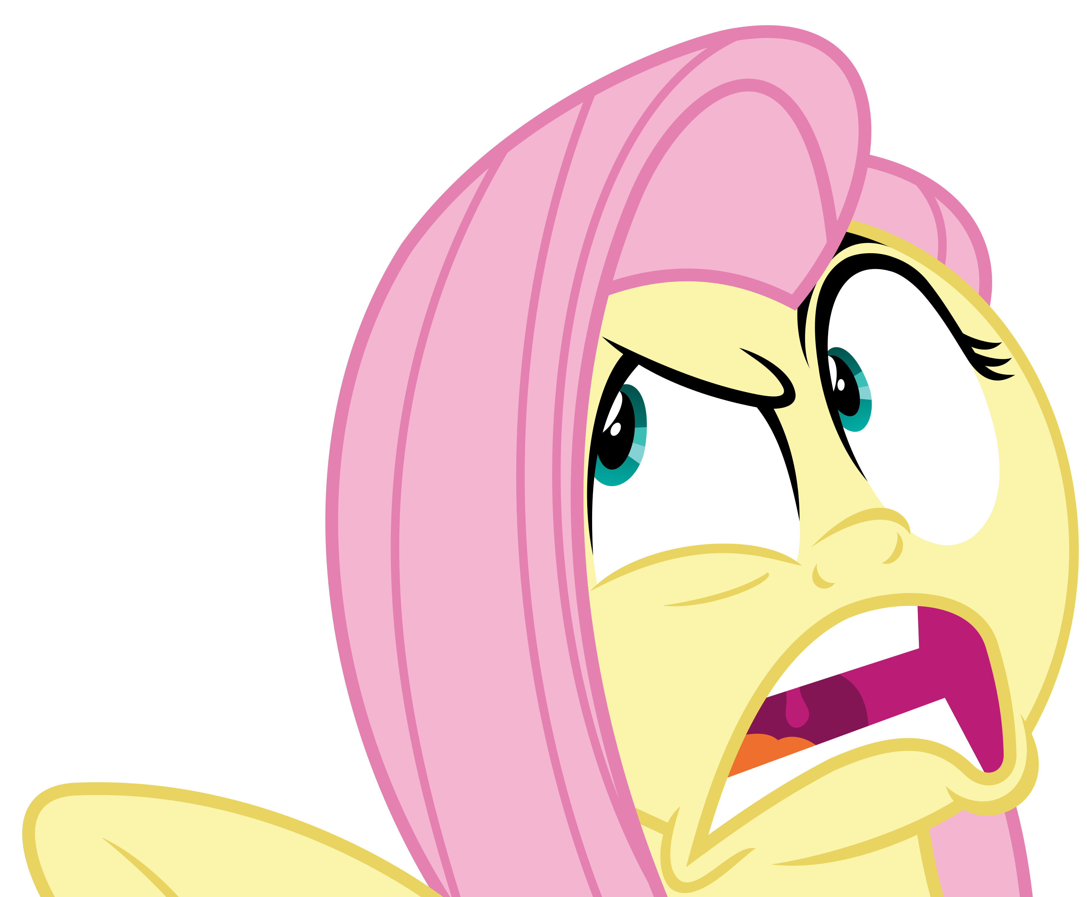 Fluttershy Crying Vector