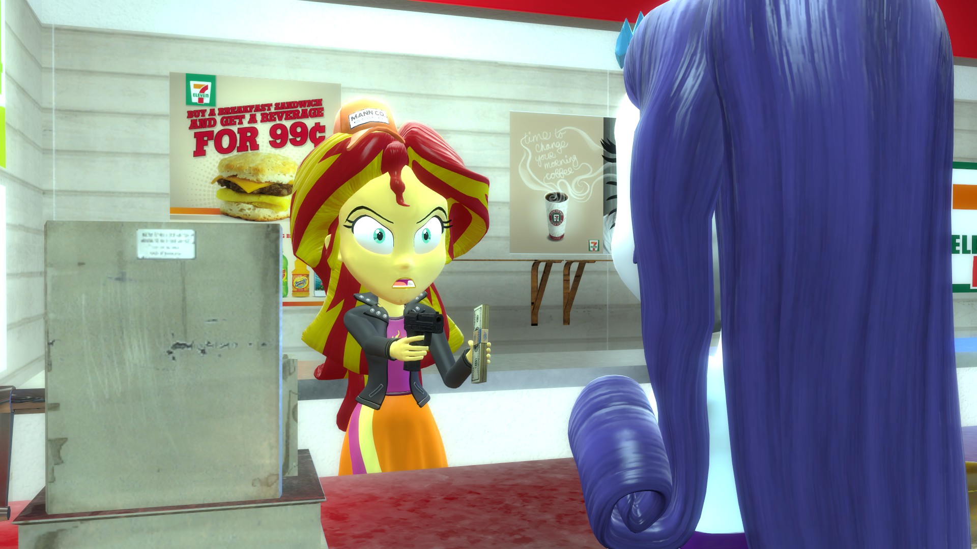 #1212601 - 3d, artist:fivefreddy, derpibooru import, equestria girls ...