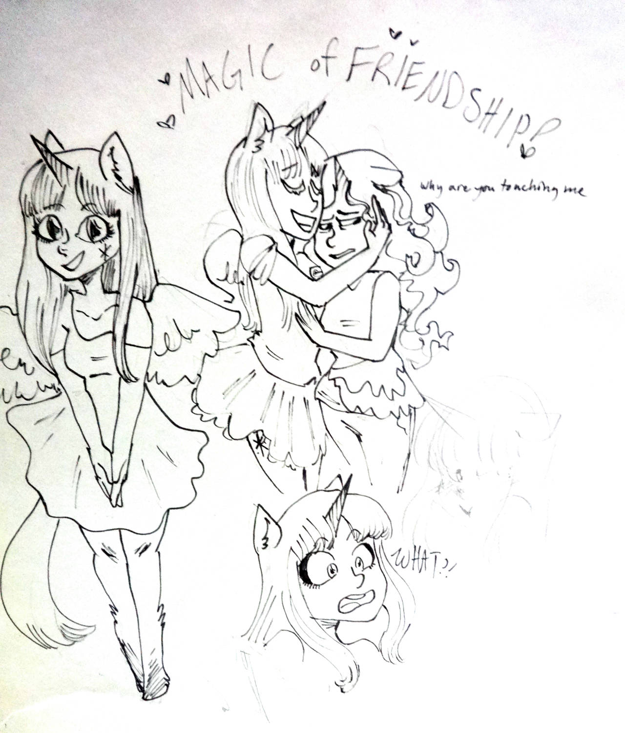 #1234467 - anthro, artist:puffpink, bedroom eyes, blushing, blushing ...