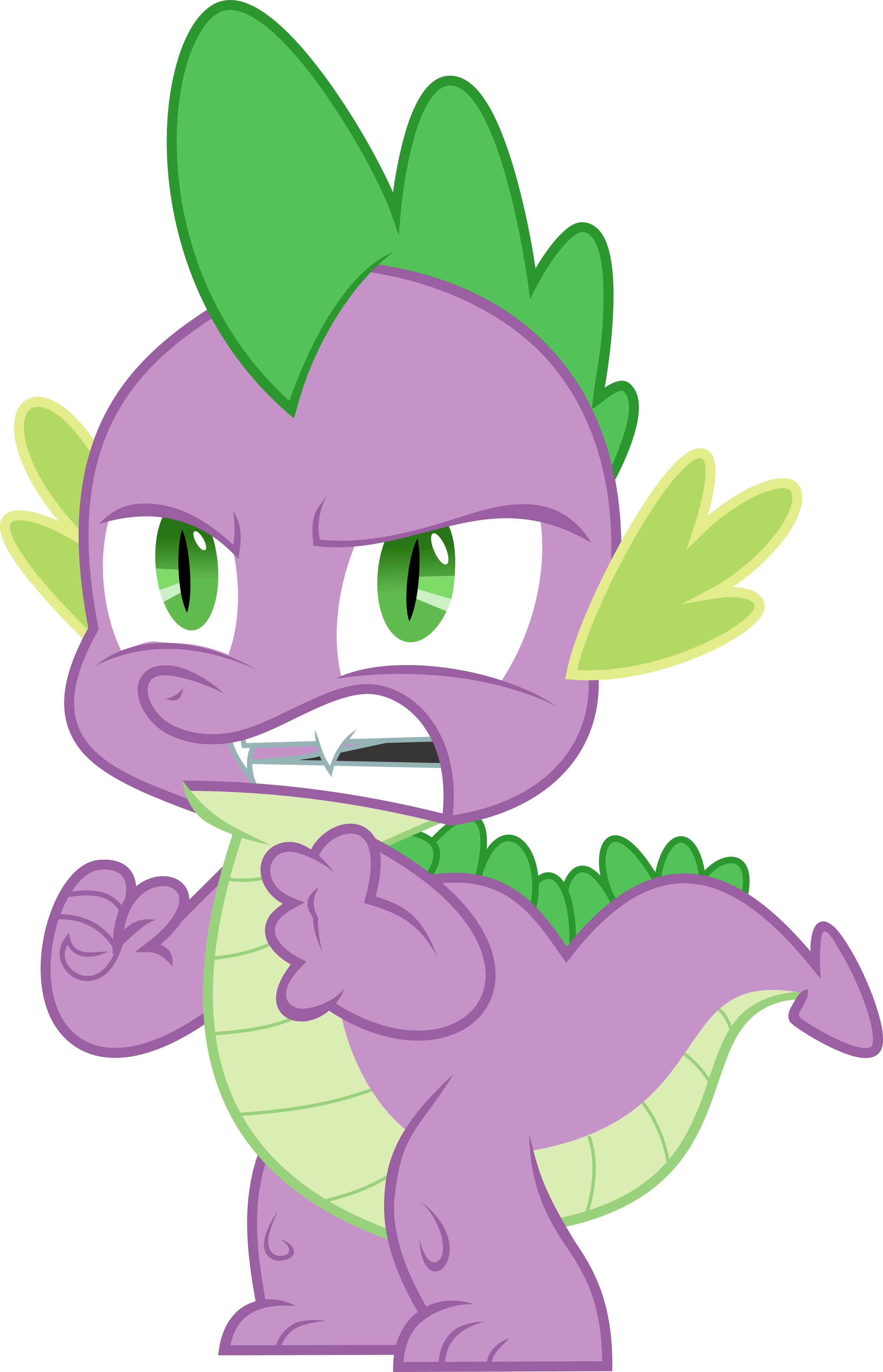 Spike Angry