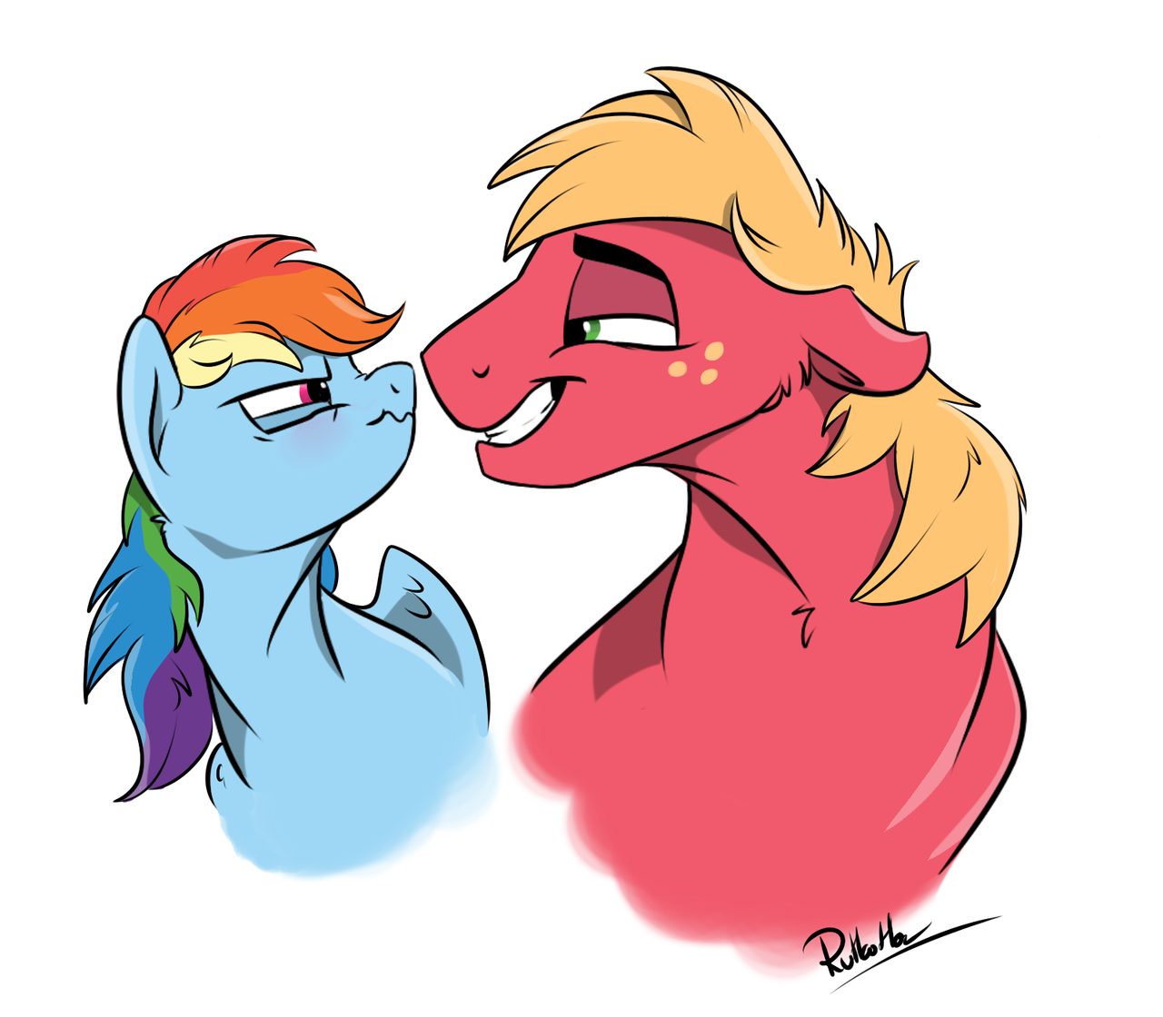 #1424136 - safe, artist:rutkotka, derpibooru import, big macintosh ...