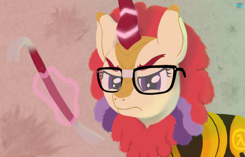 #1587773 - artist:quint-t-w, crossover, crowbar, derpibooru import ...