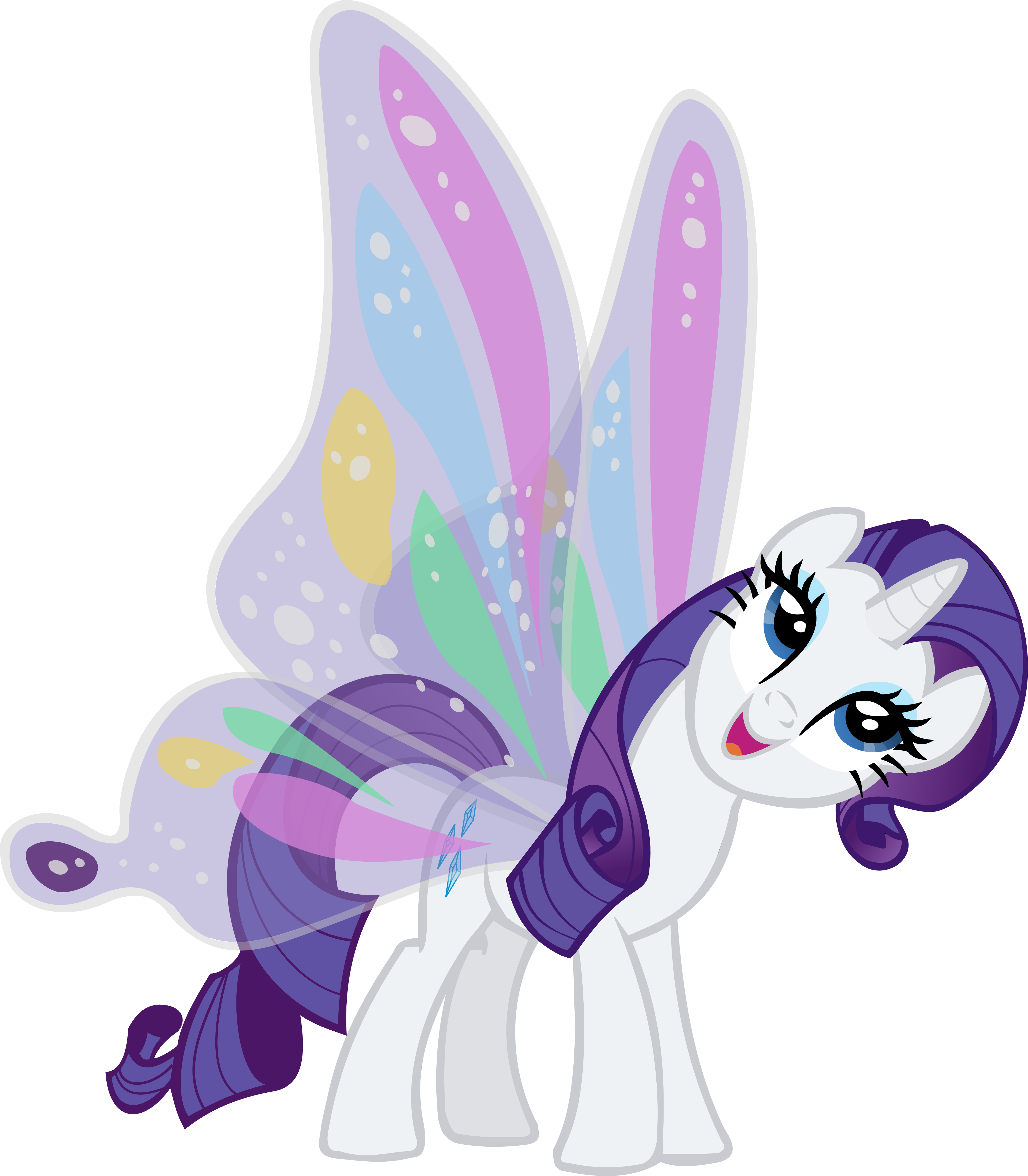 Mlp Rarity With Wings