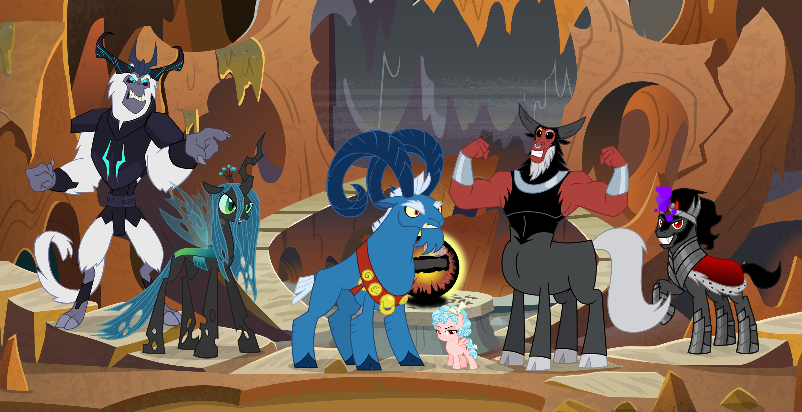 My Little Pony King Sombra And Queen Chrysalis