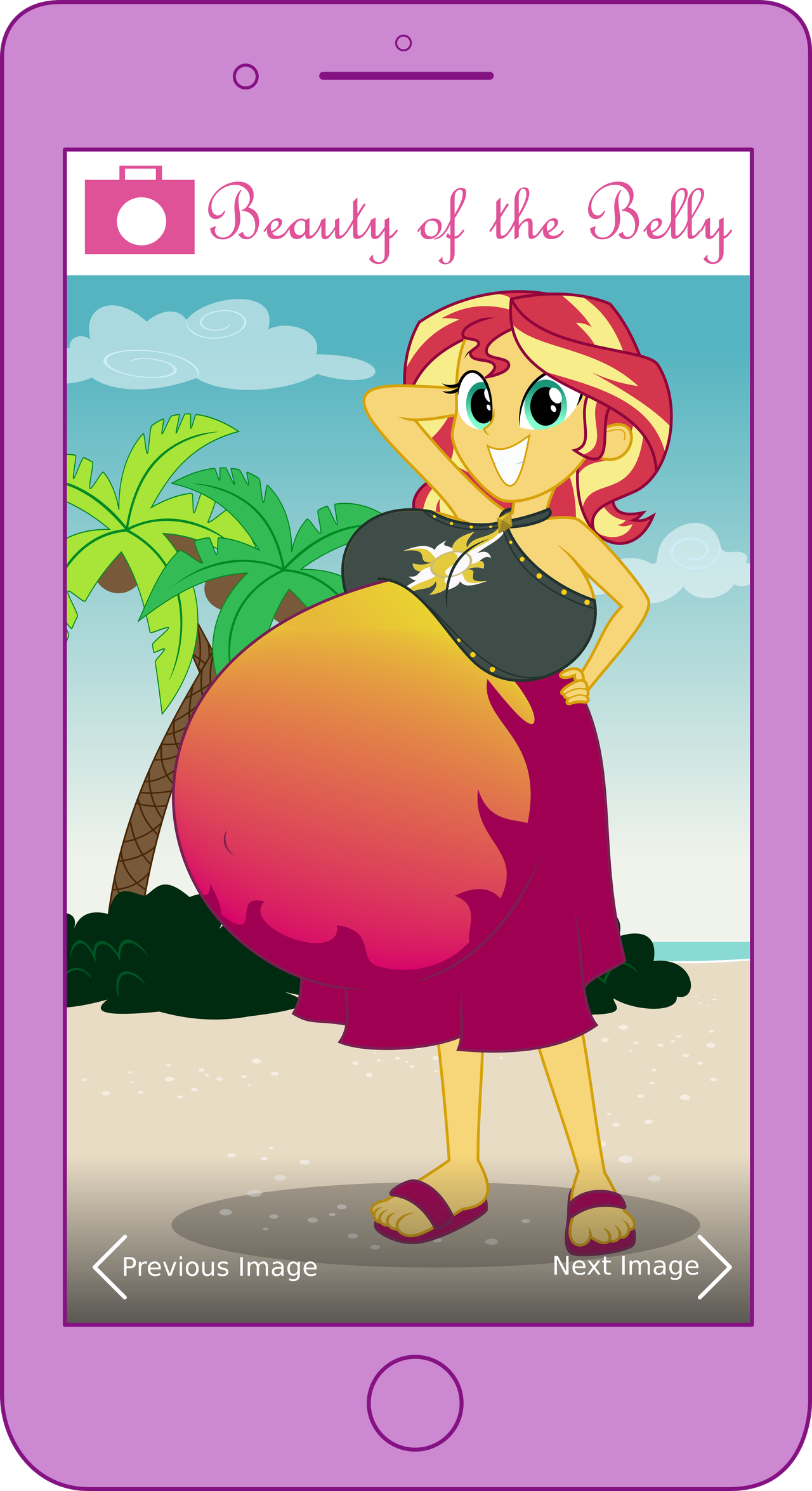 #1740281 - suggestive, artist:mintydrop2013, derpibooru import, sunset ...