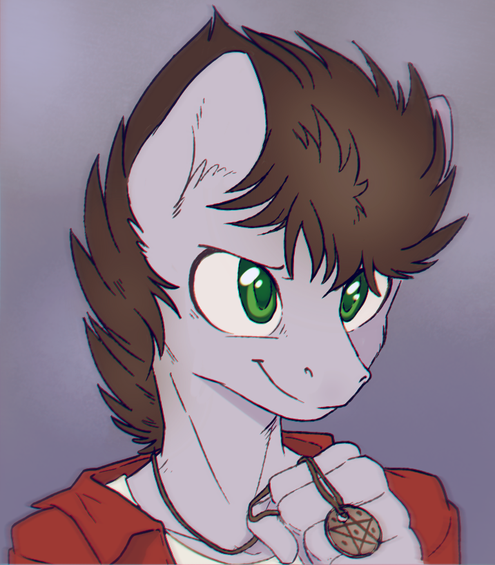 #1787123 - amulet, anthro, artist:lightning-stars, bust, derpibooru ...