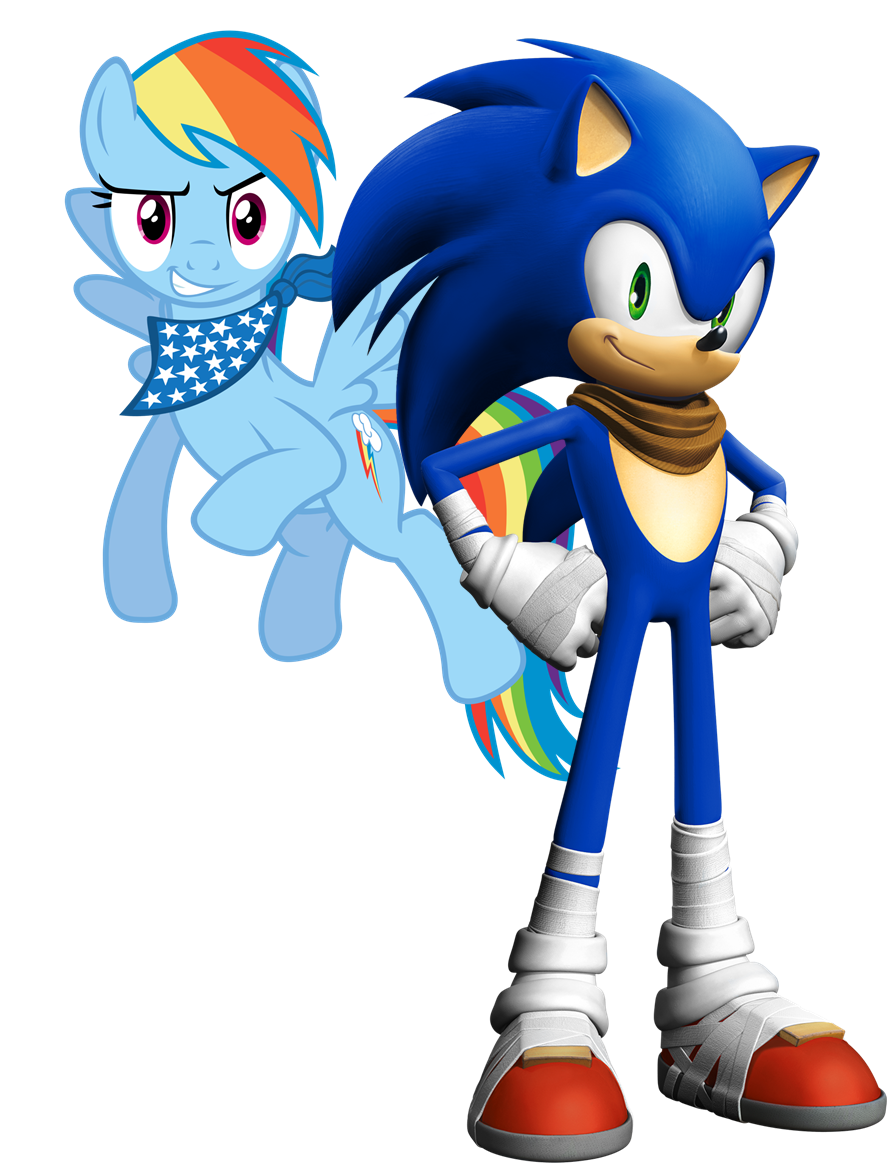 Rainbow Dash In Love With Sonic