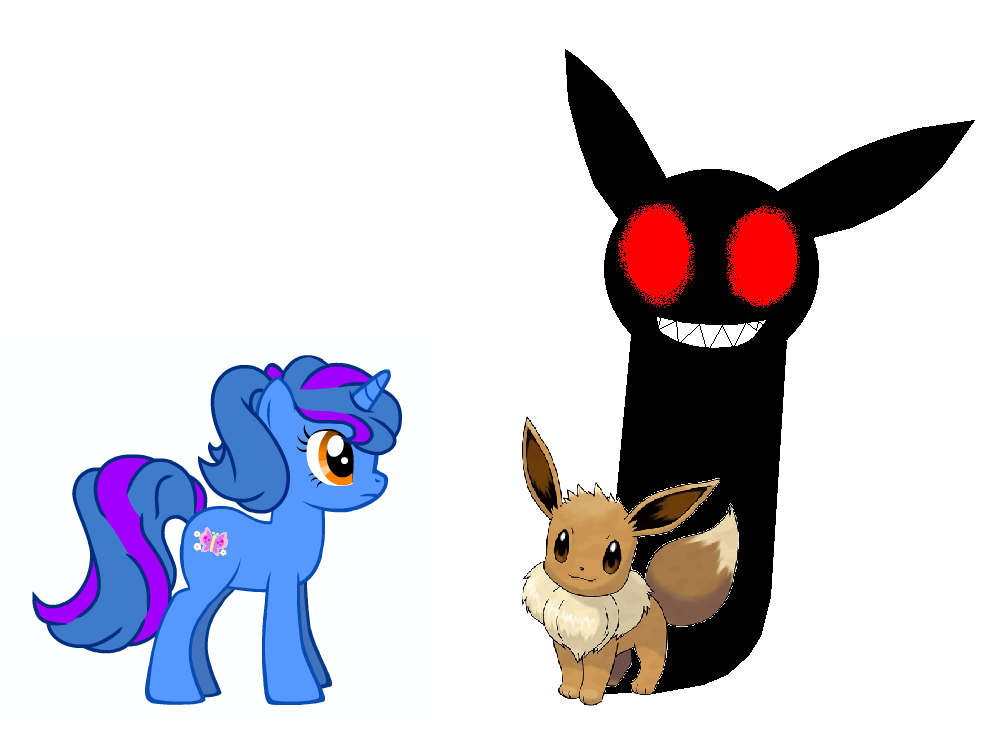#2014678 - corrupted, crossover, derpibooru import, eevee, oc, pokémon ...
