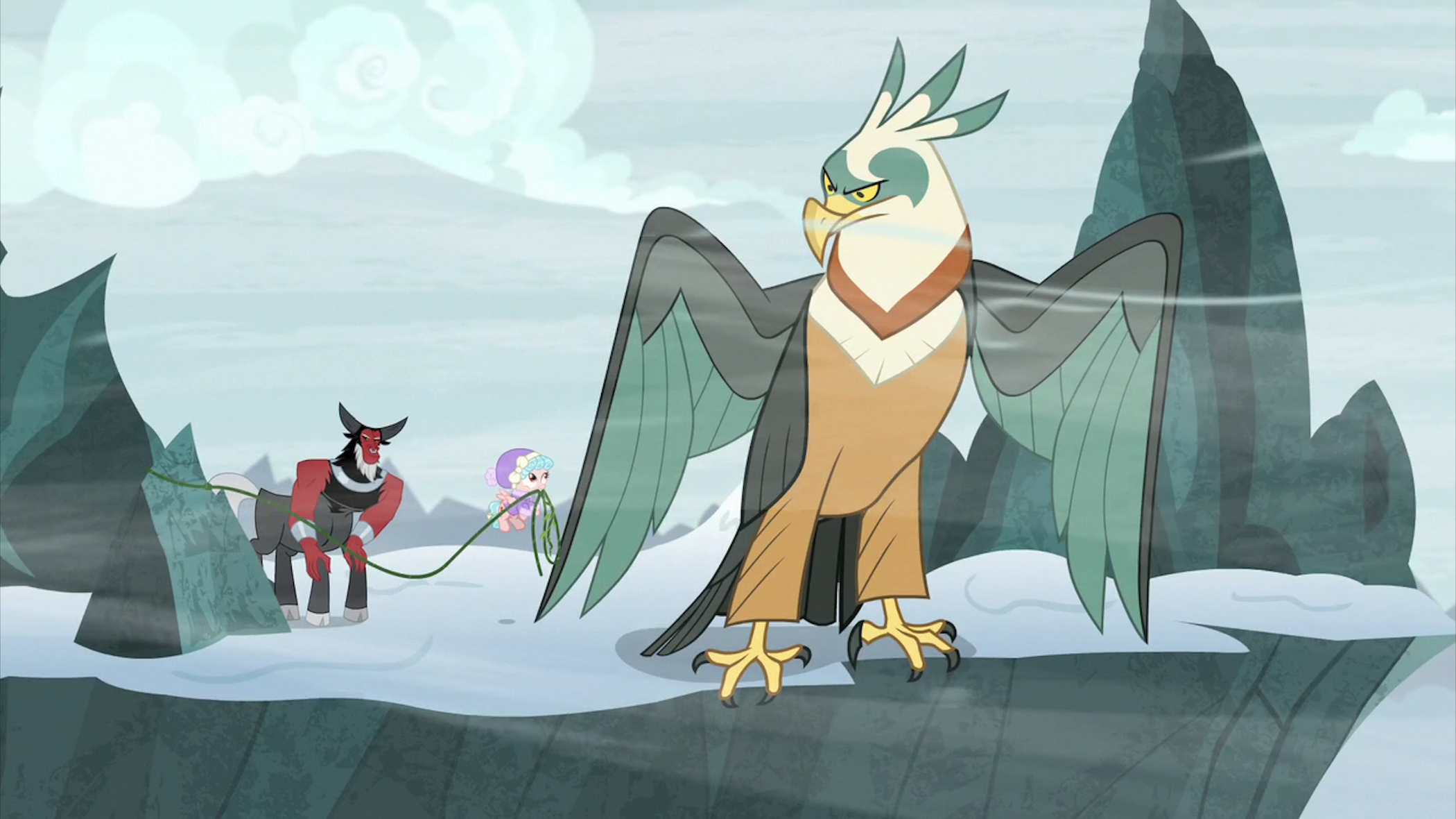 #2037063 - safe, derpibooru import, screencap, cozy glow, lord tirek ...