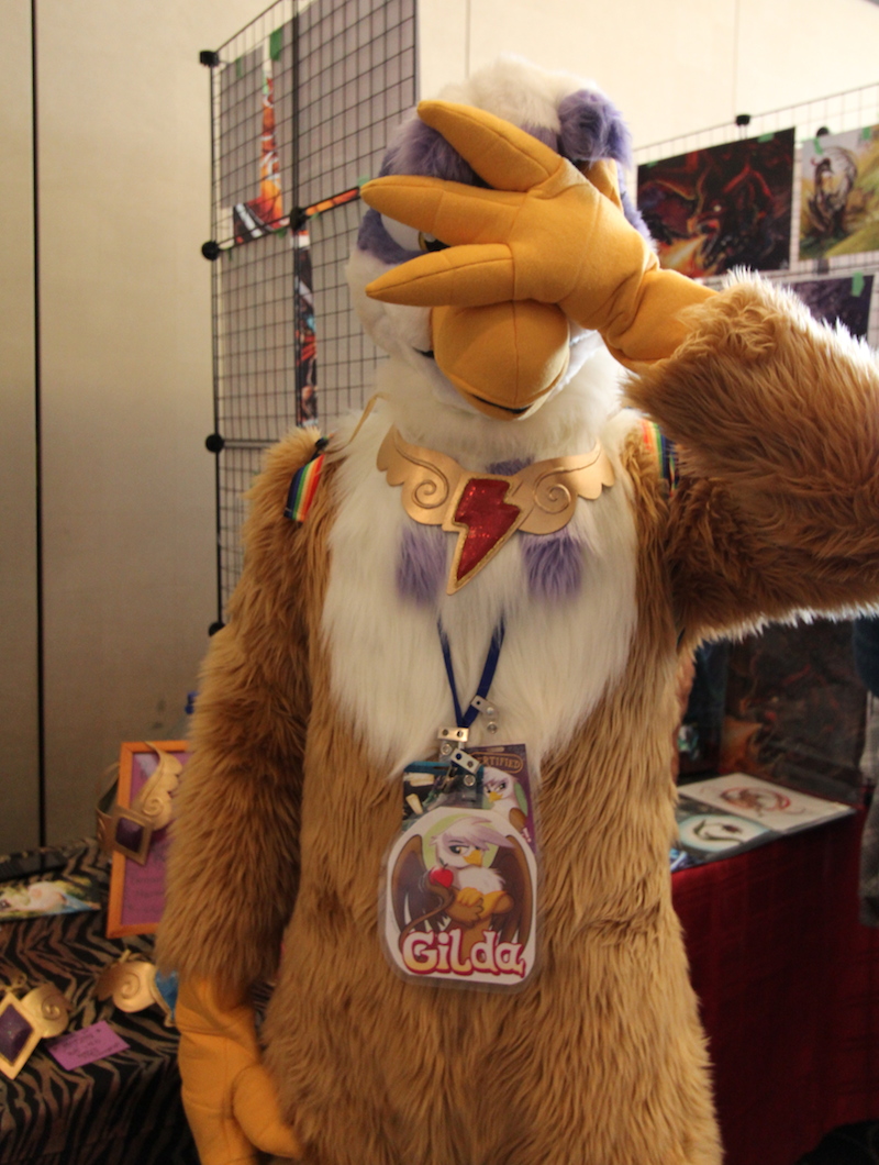 Sunset Gryphon Fursuit