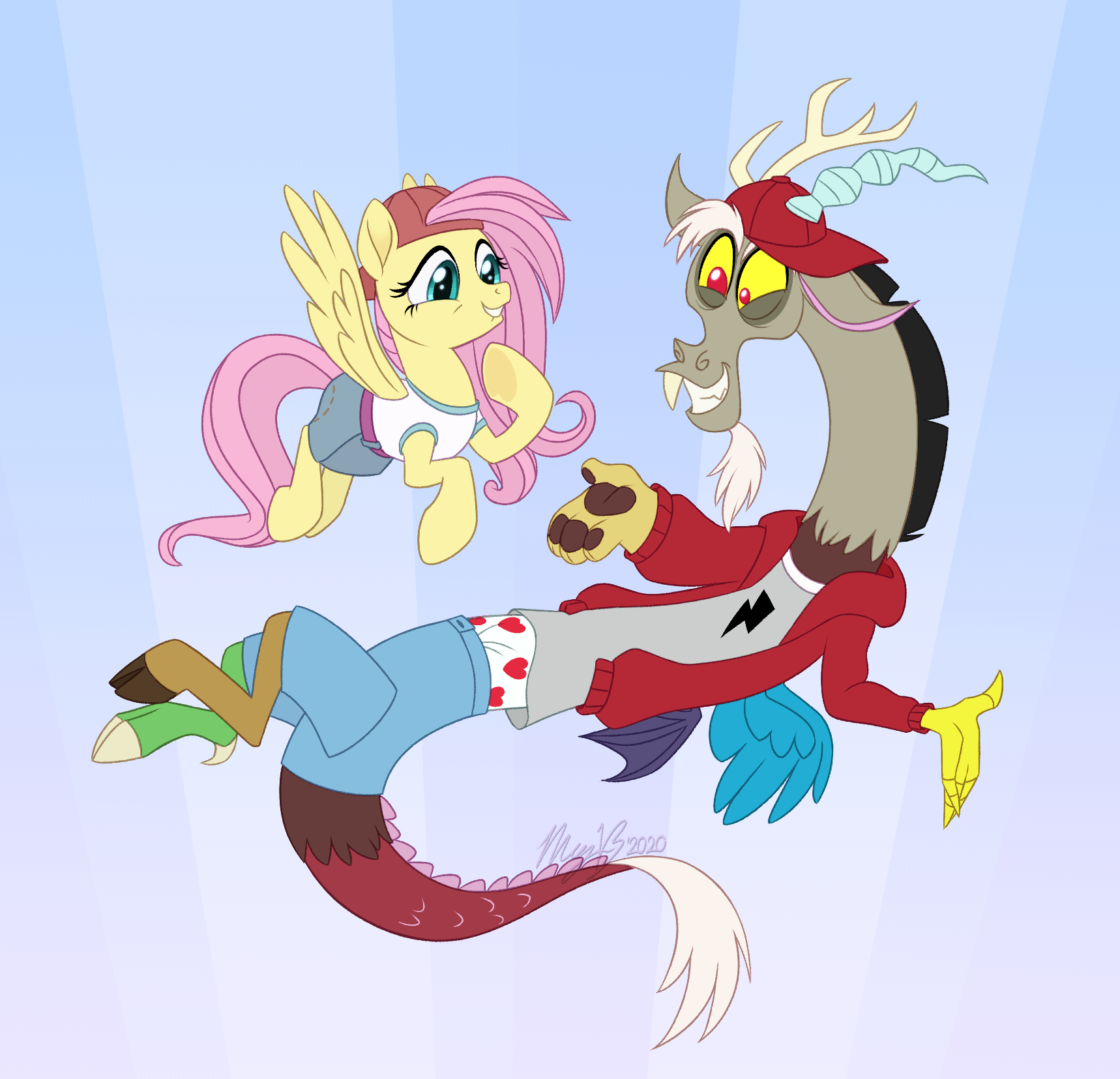 Discord And Fluttershy Kids