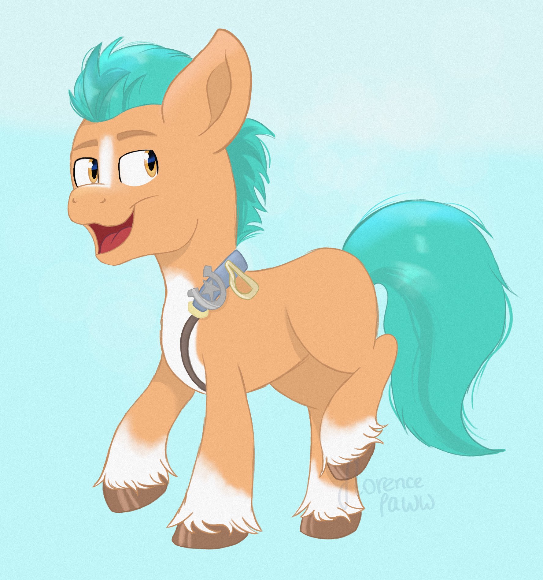 #2365746 - safe, artist:florencepaw, derpibooru import, hitch ...