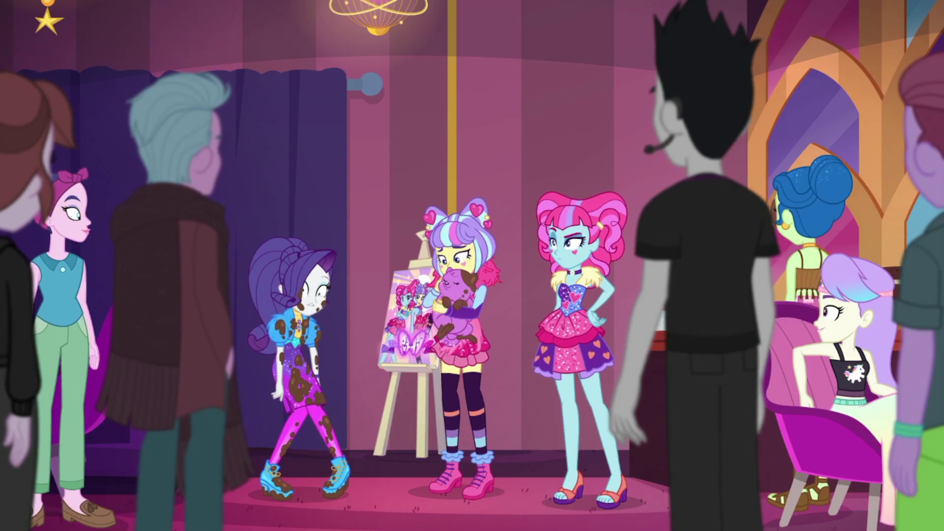 #2409367 - safe, derpibooru import, screencap, coffee rush, coral pink ...