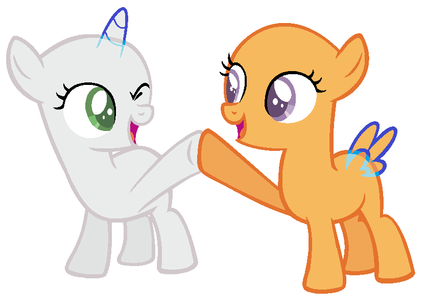 Mlp Pegasus Flying Filly Base