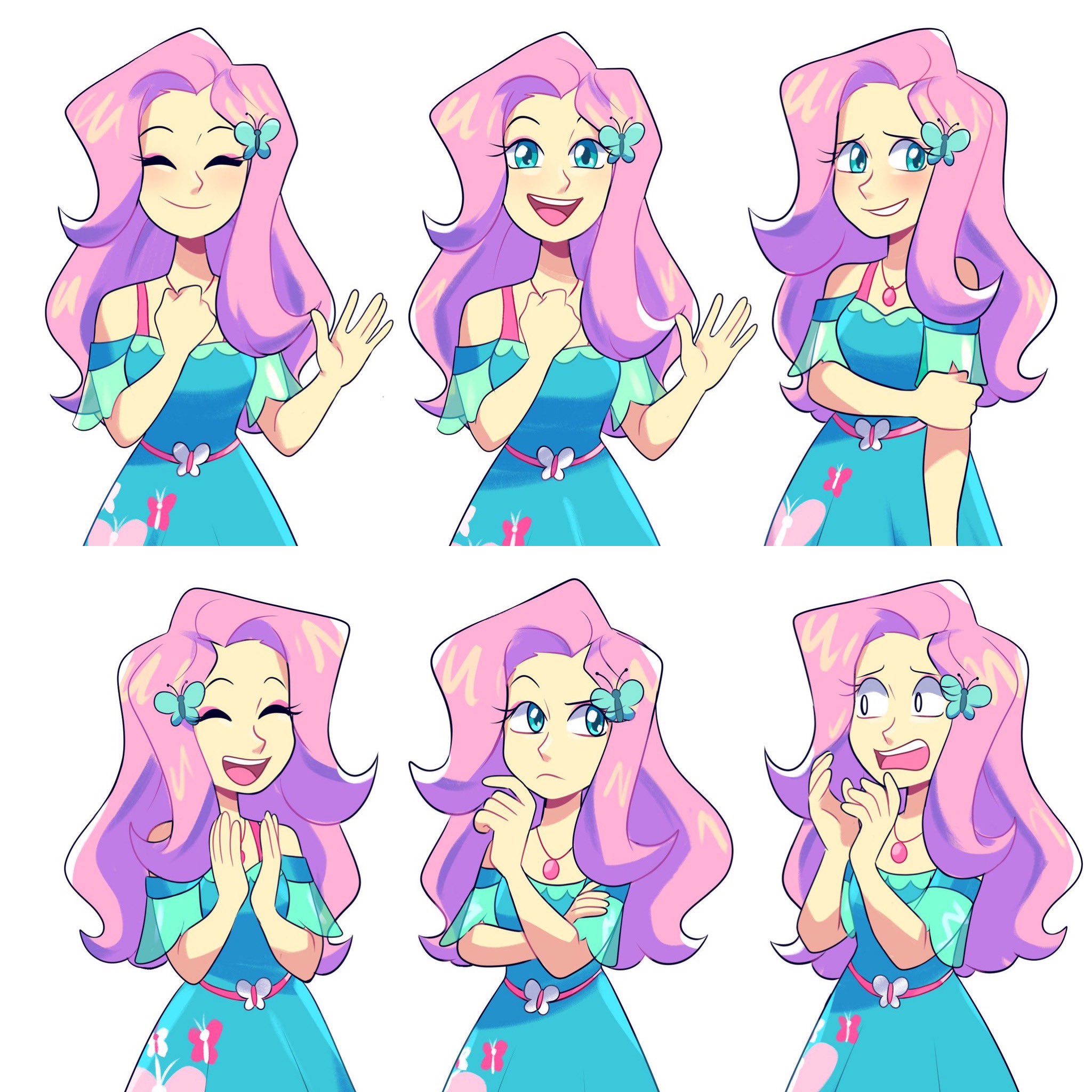 #2623218 - safe, artist:lou_lubally, derpibooru import, fluttershy ...