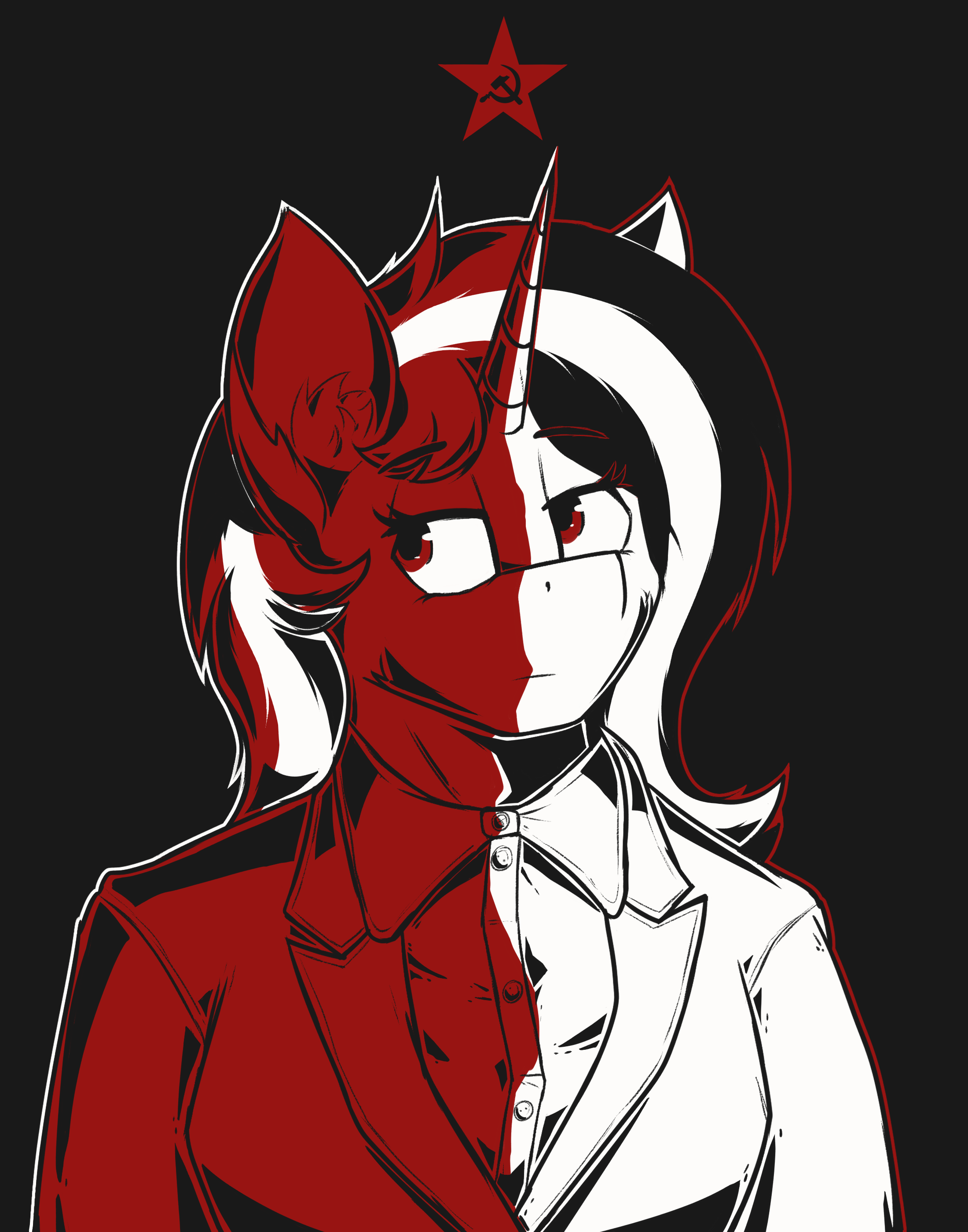 #3437500 - safe, artist:marusya, derpibooru import, oc, oc:schworz ...