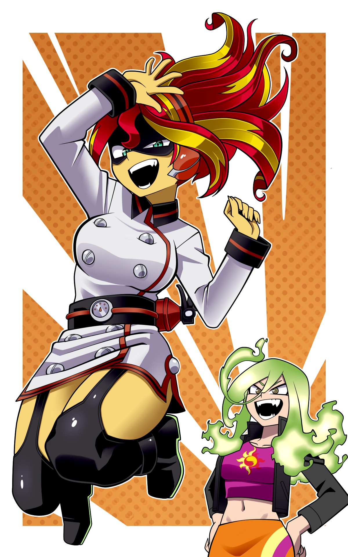 #3618743 - safe, artist:nekojackun, derpibooru import, sunset shimmer ...