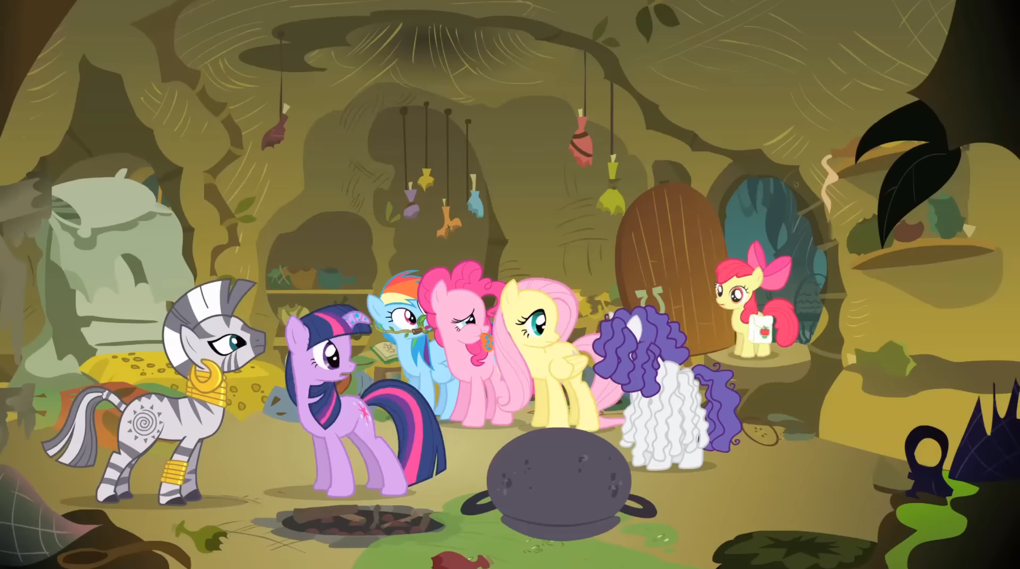 #3463223 - safe, derpibooru import, screencap, apple bloom, fluttershy ...