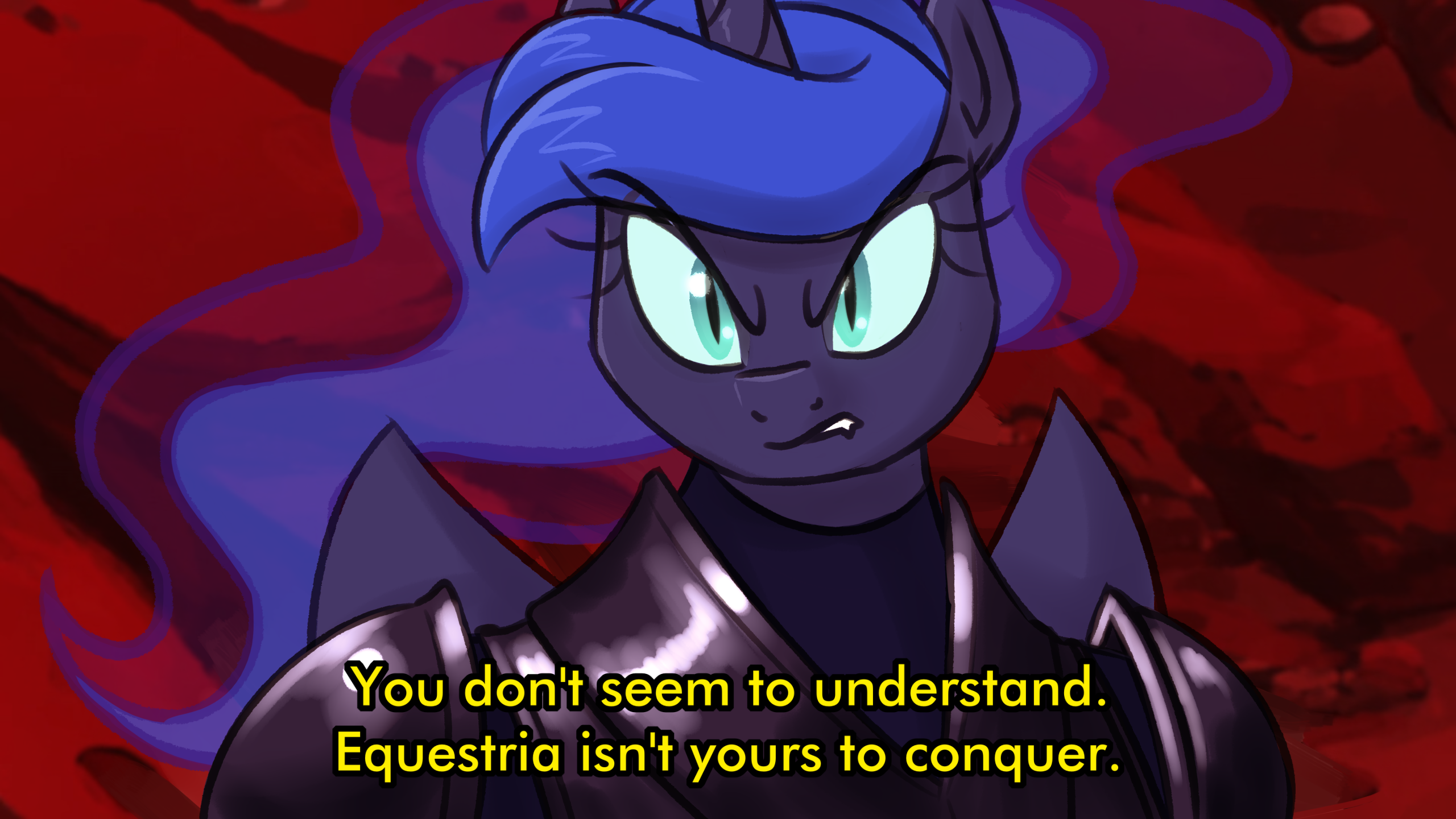 #3497582 - safe, artist:moonatik, derpibooru import, princess luna ...