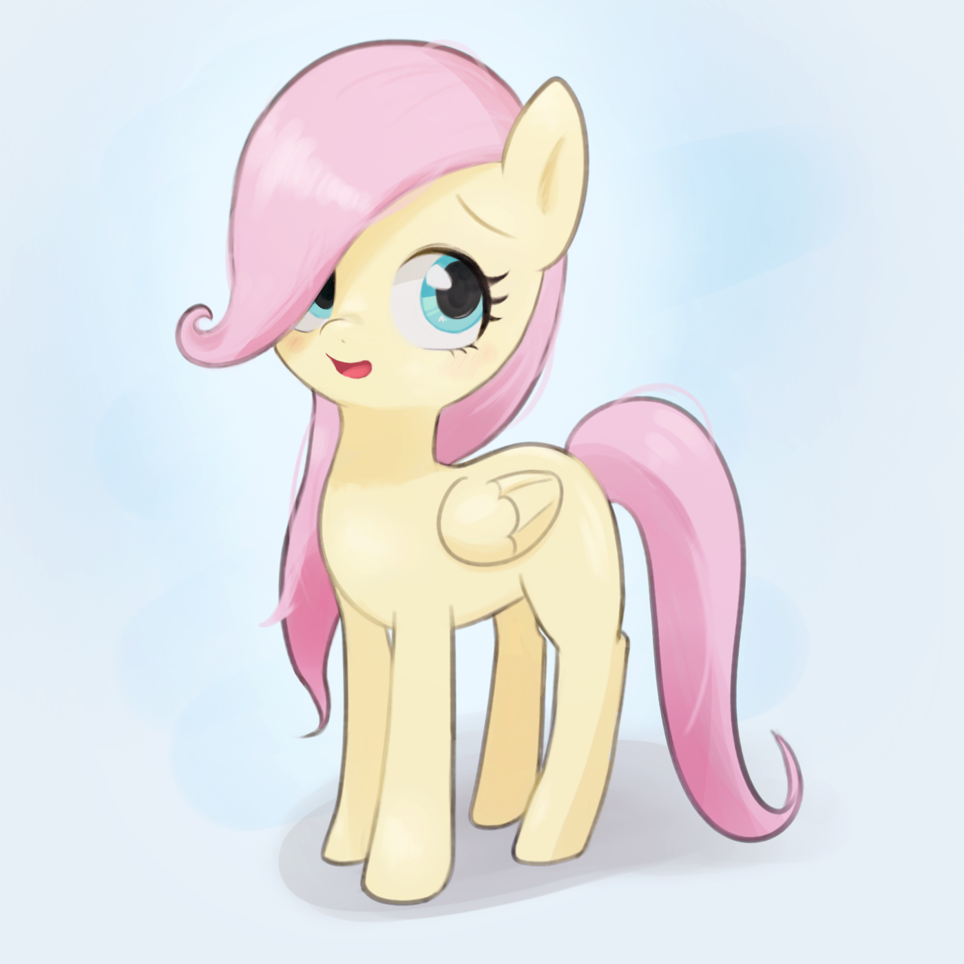 #3593999 - safe, artist:kamagi, derpibooru import, fluttershy, pegasus ...