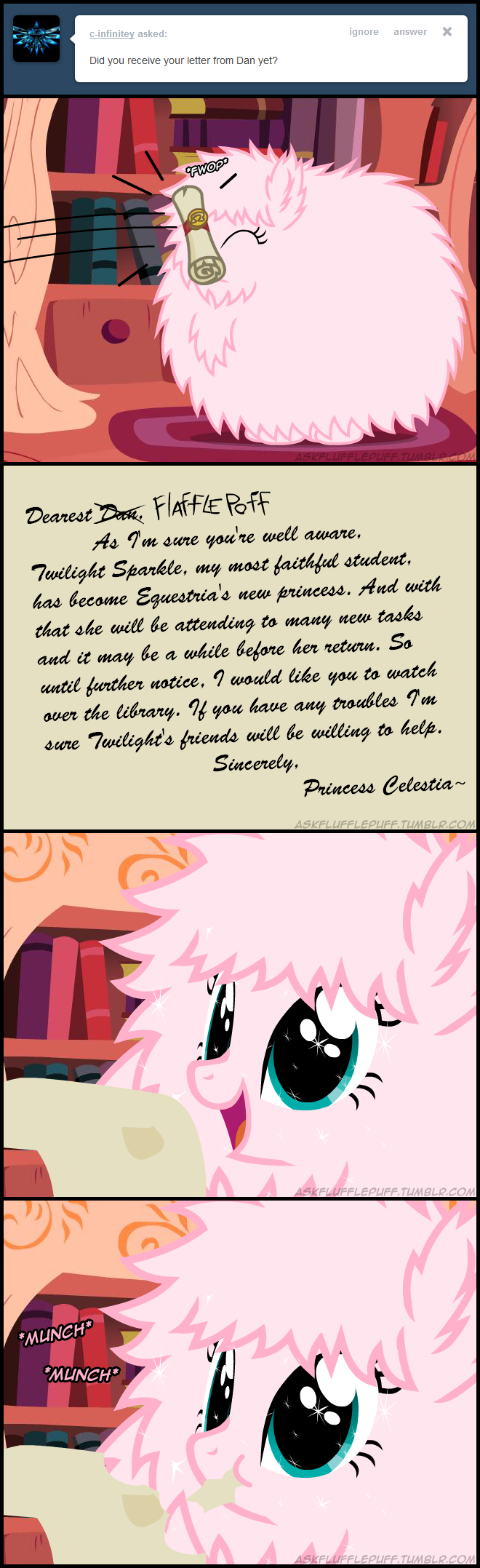 #202437 - artist:mixermike622, comic, derpibooru import, fluffy, oc, oc:fluffle puff, safe ...