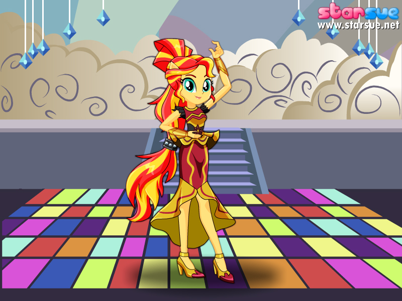 #1229299 - safe, artist:user15432, derpibooru import, sunset shimmer, dance magic, equestria ...