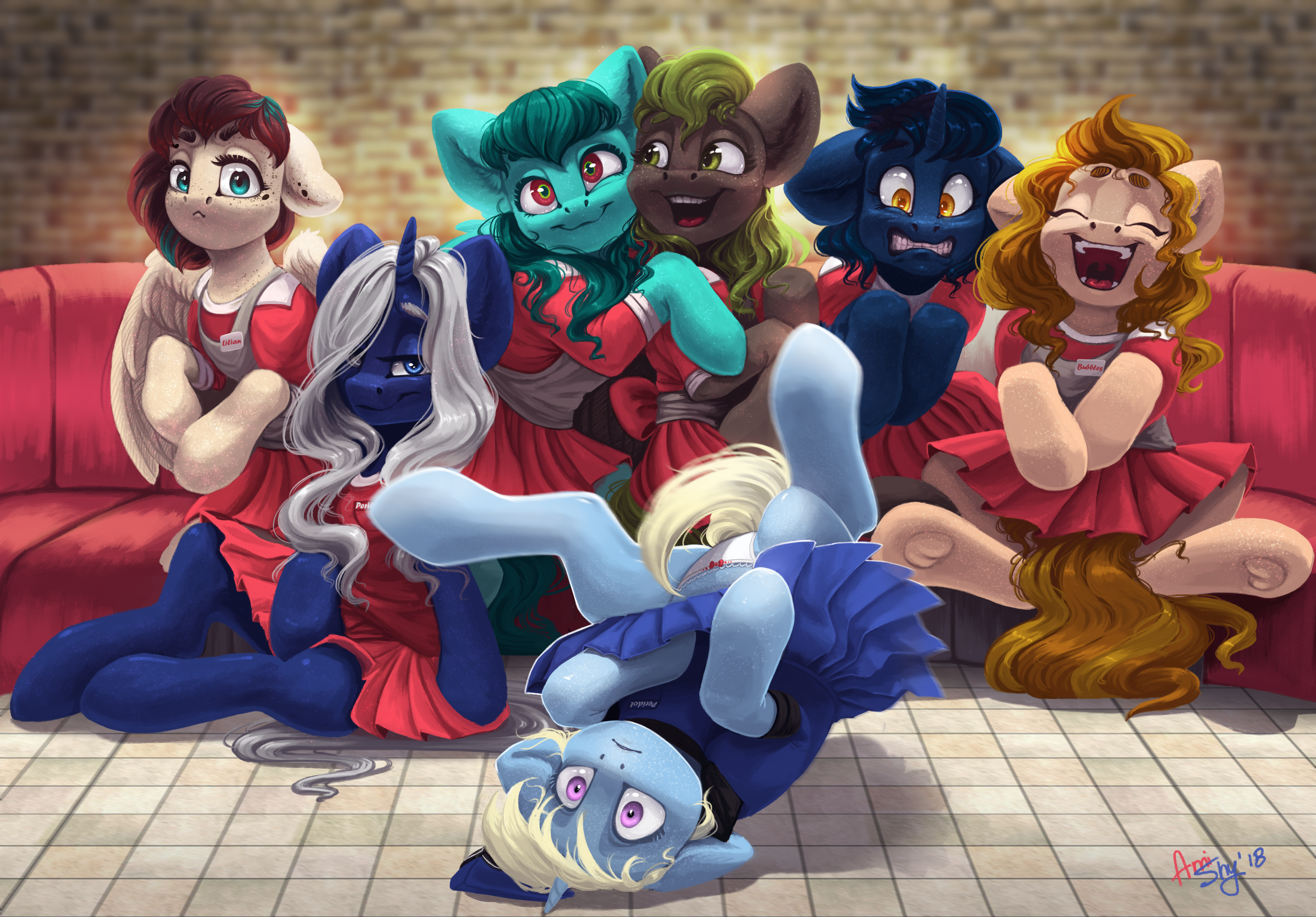 #1498726 - safe, artist:amishy, derpibooru import, oc, oc:bubbles, oc ...